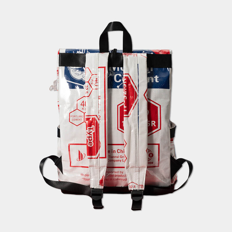 Eco-Friendly Recycled Woven Backpack - Sustainable & Stylish