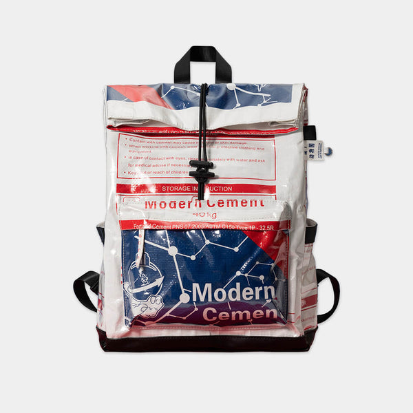 Eco-Friendly Recycled Woven Backpack - Sustainable & Stylish